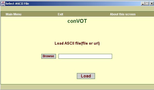 USERGUIDE FOR ASCII FITS TO VOTable CONVERTER 